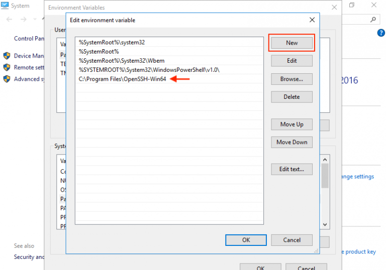 How to Install an OpenSSH Server/Client on A Windows 2016 Server