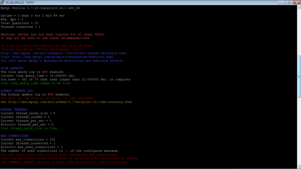 How to Tune and Optimize Performance of MySQL 5.7 on an Ubuntu 18.04 ...