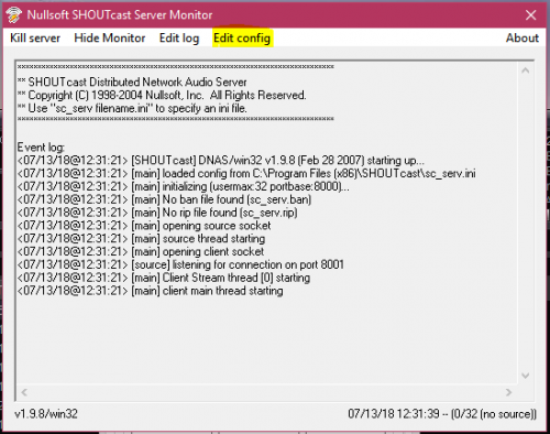 How to Install & Configure Shoutcast Server on Windows