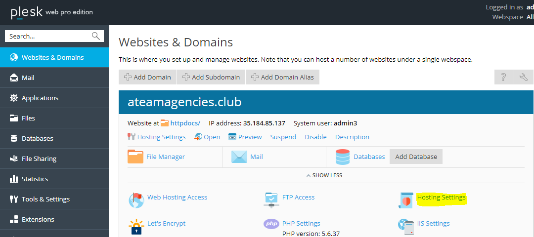 How to Set Up HTTP 301 Redirection using Plesk.