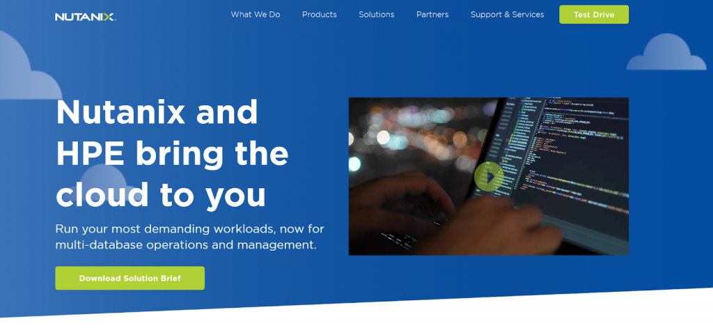 Partners Nutanix And HPE Deliver A New Database-As-A-Service Solution ...