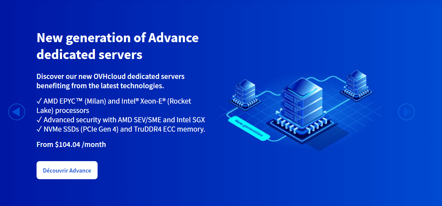 OVHcloud Releases New Advance Bare Metal Servers for SMEs