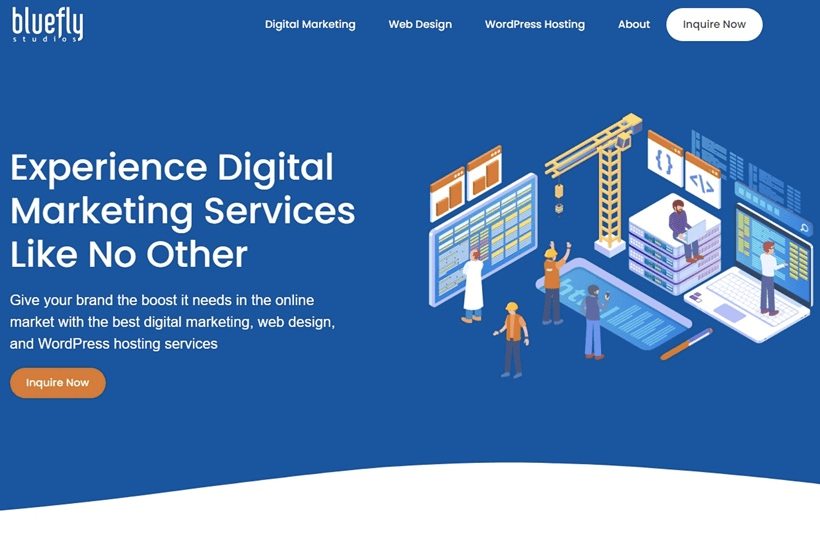BlueFly Studios Launches Web Design and WordPress Hosting Services