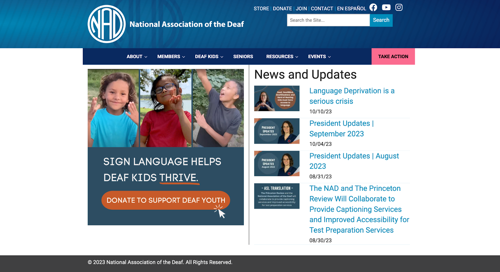 55 Non-Profit Website Examples to Get You Inspired