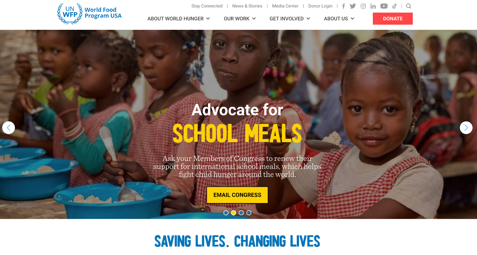 55 Non-Profit Website Examples to Get You Inspired