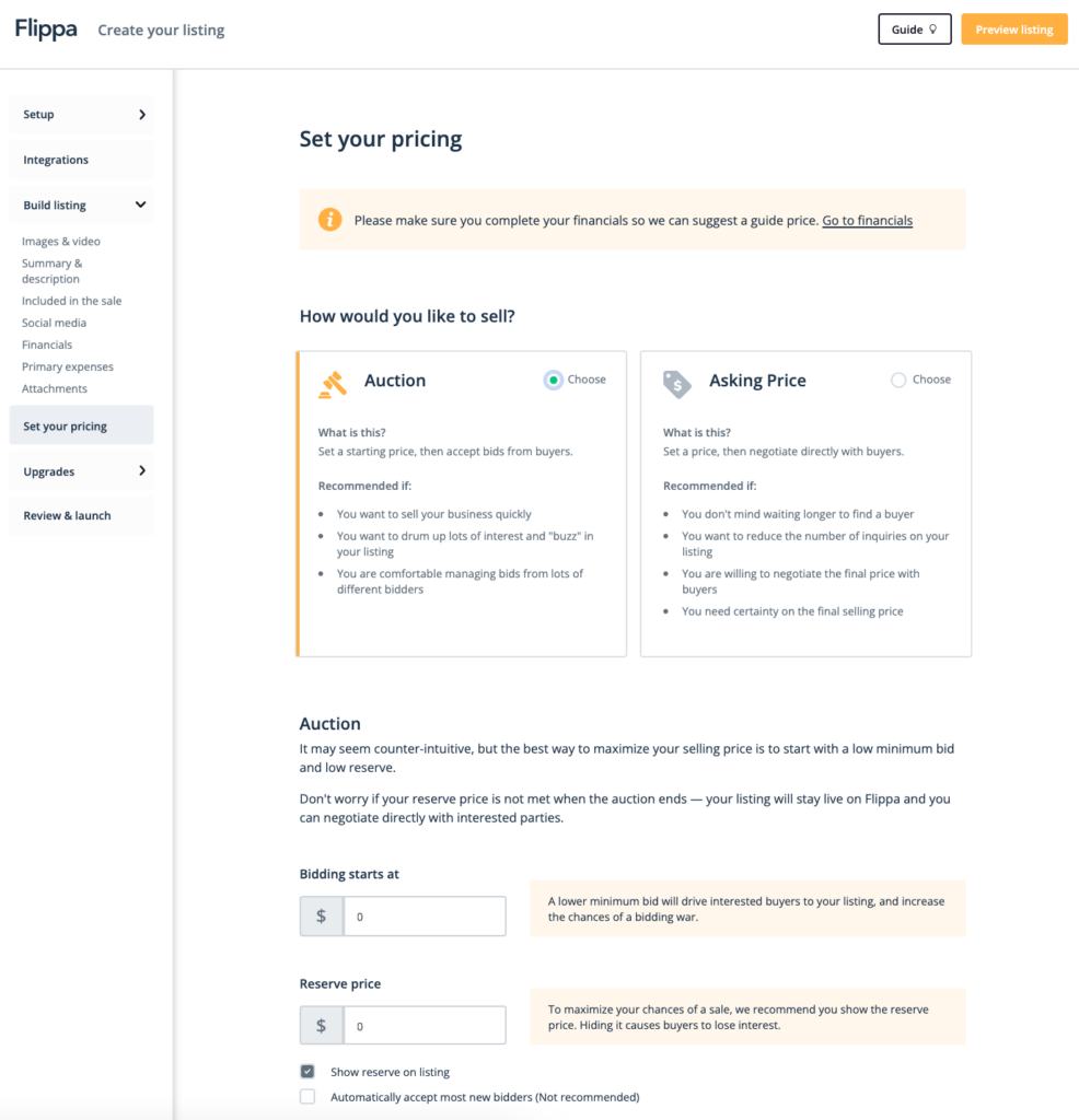 How To Start Selling Domain Names On Flippa