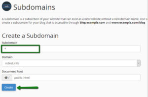 How to Create a Subdomain in Namecheap Hosting