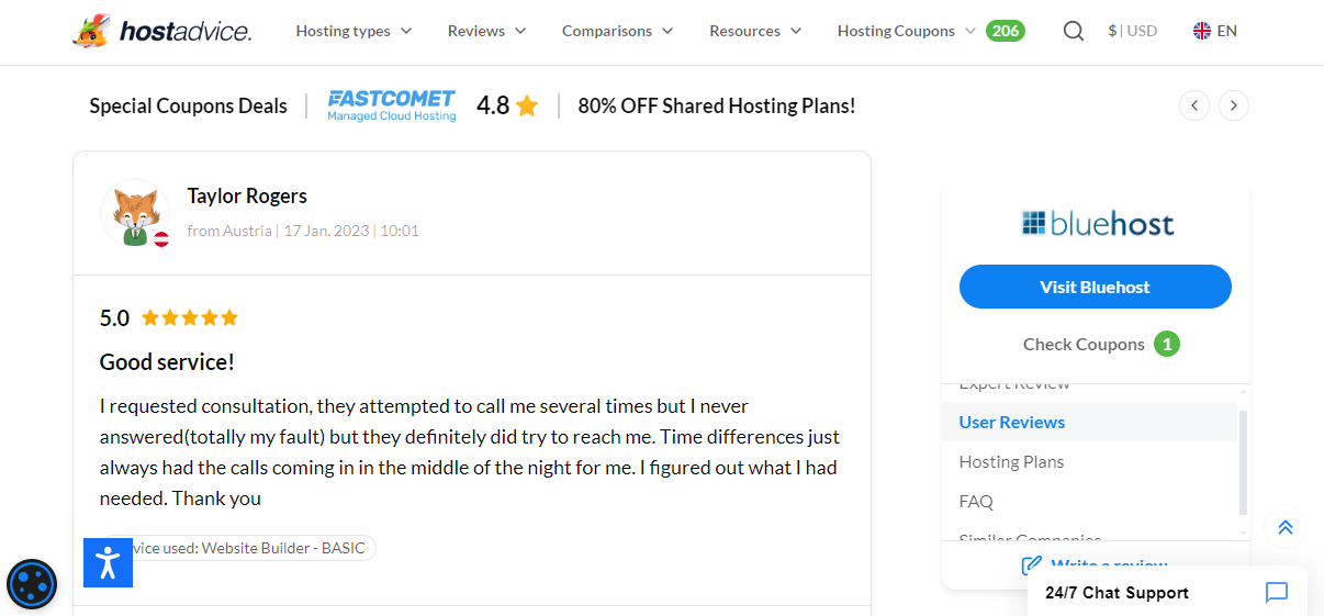 How to contact Bluehost Customer Support - Contact List 2025