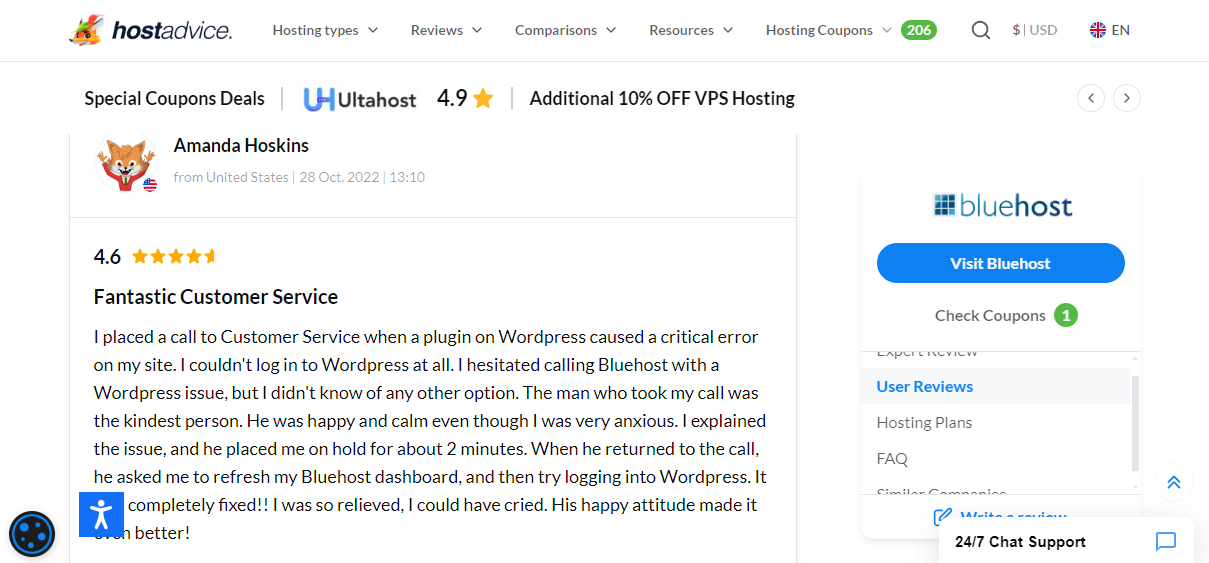 How to contact Bluehost Customer Support - Contact List 2025