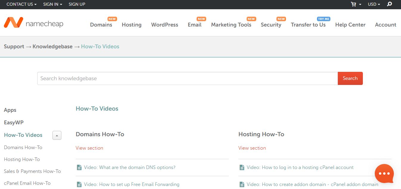 How to contact Namecheap Customer Support - Contact List 2025
