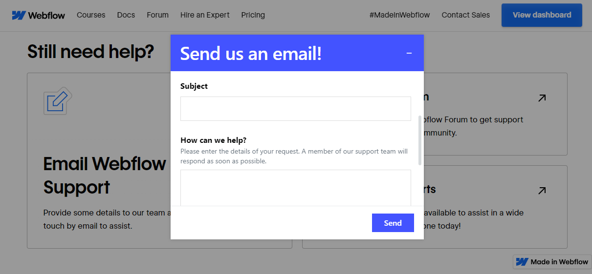 How to contact Webflow Customer Support - Contact List 2026