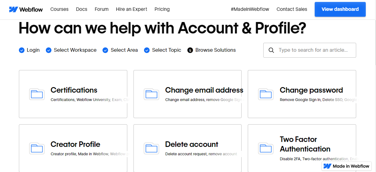 How to contact Webflow Customer Support - Contact List 2026