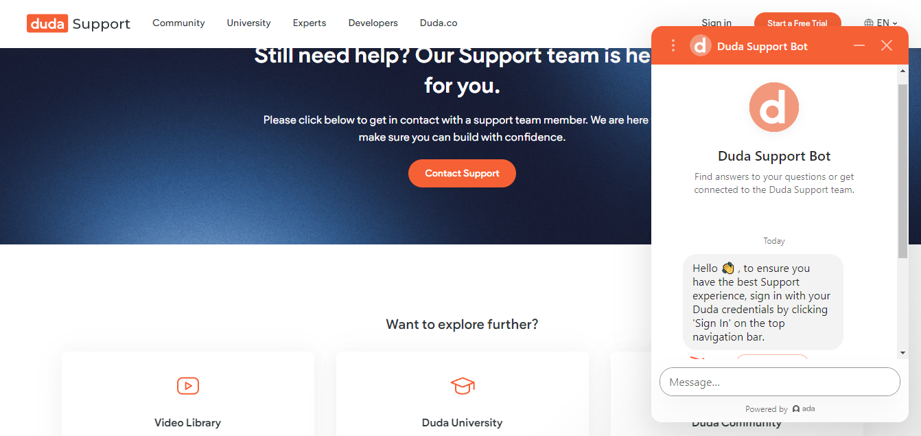 How to contact Duda Customer Support – Contact List 2025