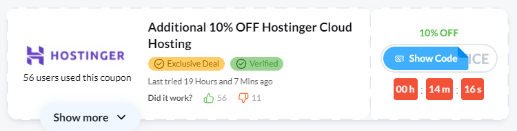 Hostinger Renewal Coupon Codes (Active in 2024)