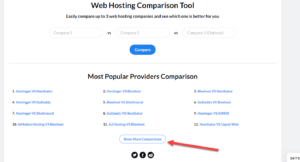Web Hosting Comparison Tool (2024)