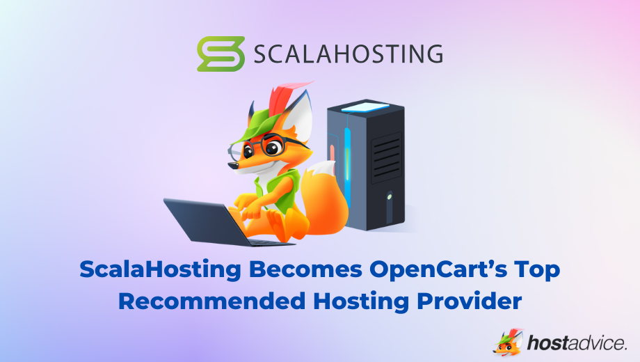 OpenCart Endorses ScalaHosting as the Best Hosting Provider