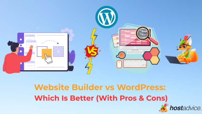 Website Builder vs WordPress: Which Is Better (Pros & Cons)