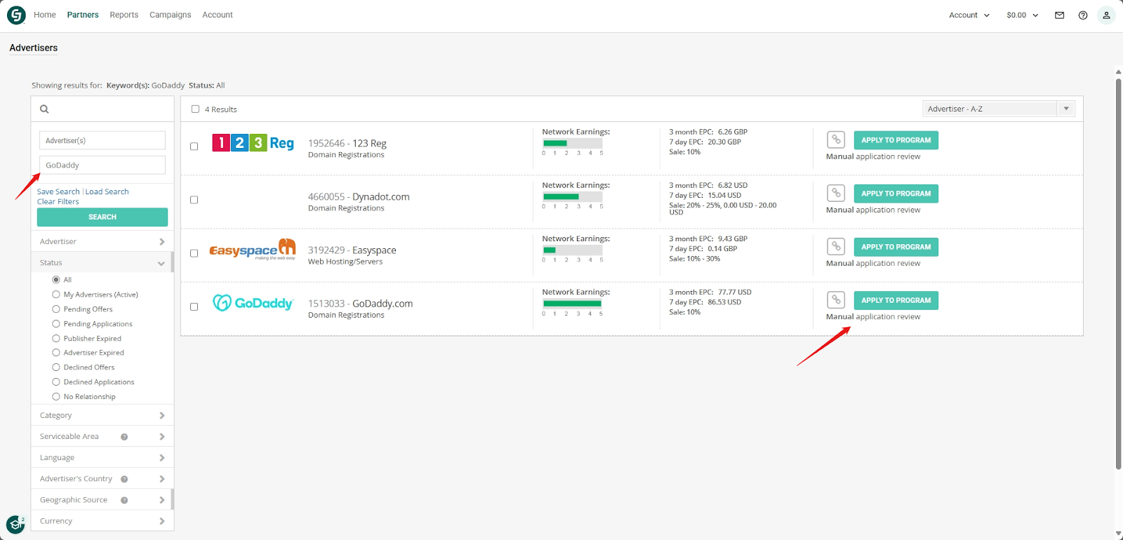 GoDaddy Affiliate Program Review: Earn Up to 15% in Commissions