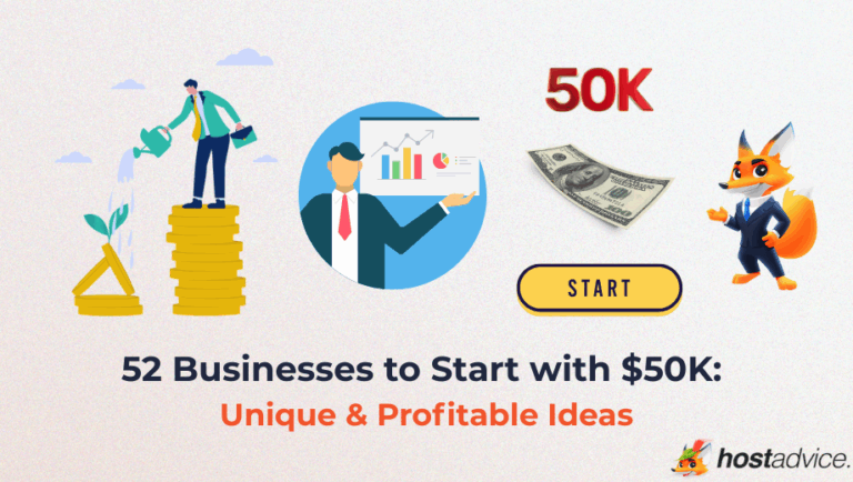 52 Businesses to Start with $50K: Unique & Profitable Ideas