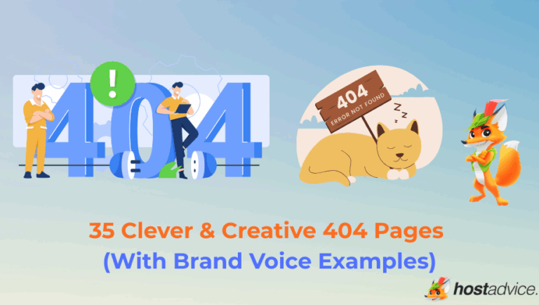 35 Clever & Creative 404 Pages (W/ Brand Voice Examples)