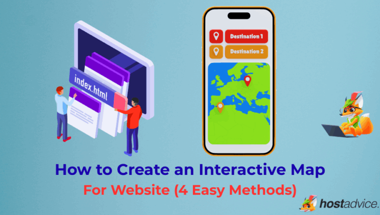 How to Create an Interactive Map for a Website (4 Methods)