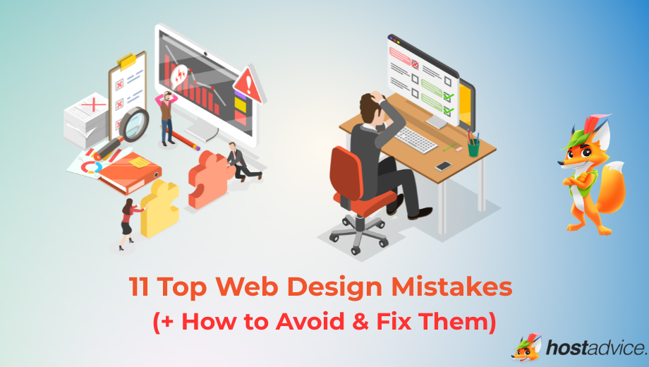 11 Top Web Design Mistakes (+ How to Avoid & Fix Them)