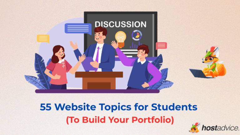 55 Website Topics for Students (To Build Your Portfolio)