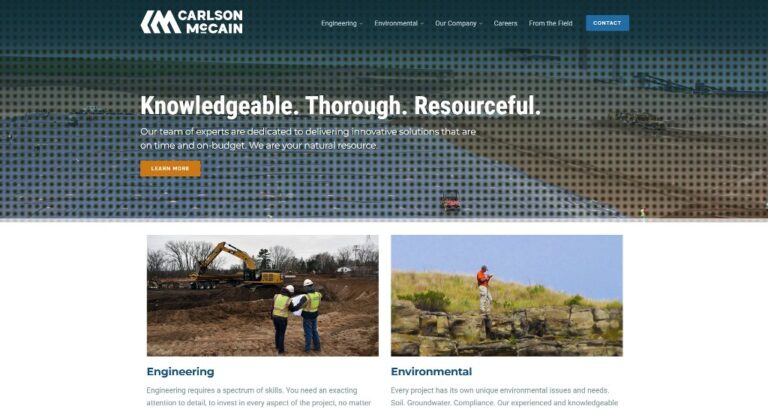 17 Stunning Engineering Website Examples (& Key Takeaways)