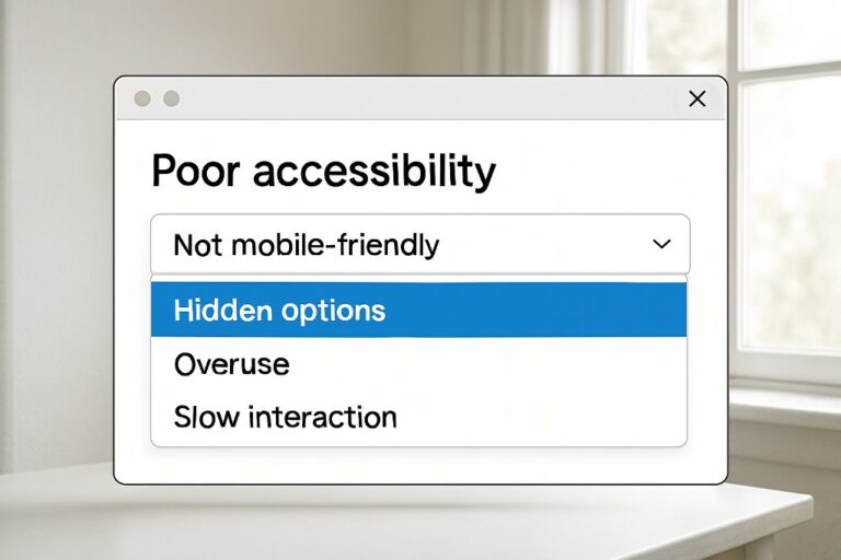 What Is a Drop Down Menu? (+ When & How to Use It)