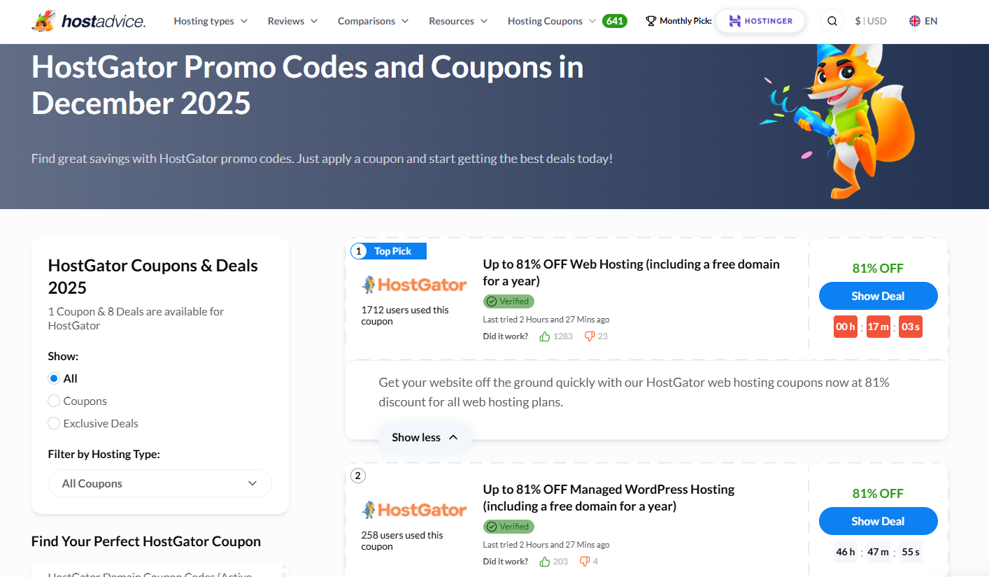 How to Get HostGator Cashback: $30-$43 Back vs Instant Coupon Savings